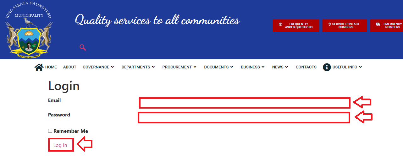 king Sabata Dalindyebo TVET College Login